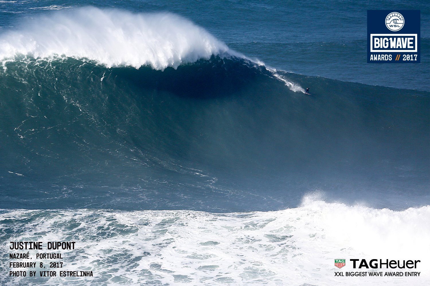 Justine Dupont défie Nazaré - Ride And Slide